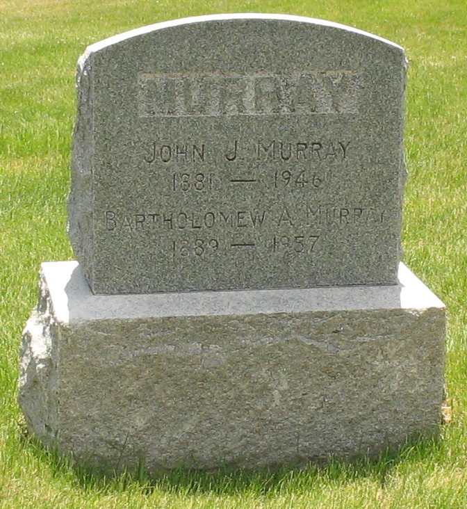 Barton Murray's resting place (Block 16, Lot 147, Space 4), next to his ...